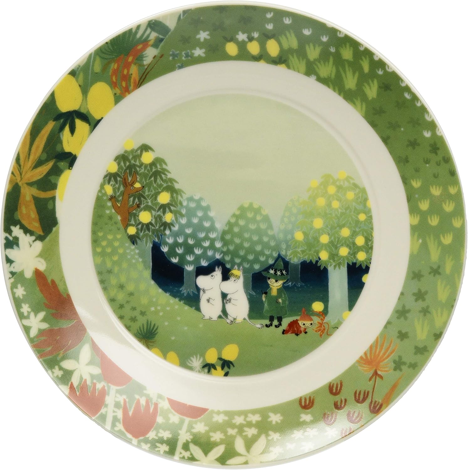 Amazon.com: Yamaka Shoten MOOMIN MM3201-330 "Luonto" Plate Plate, 7.7 ...