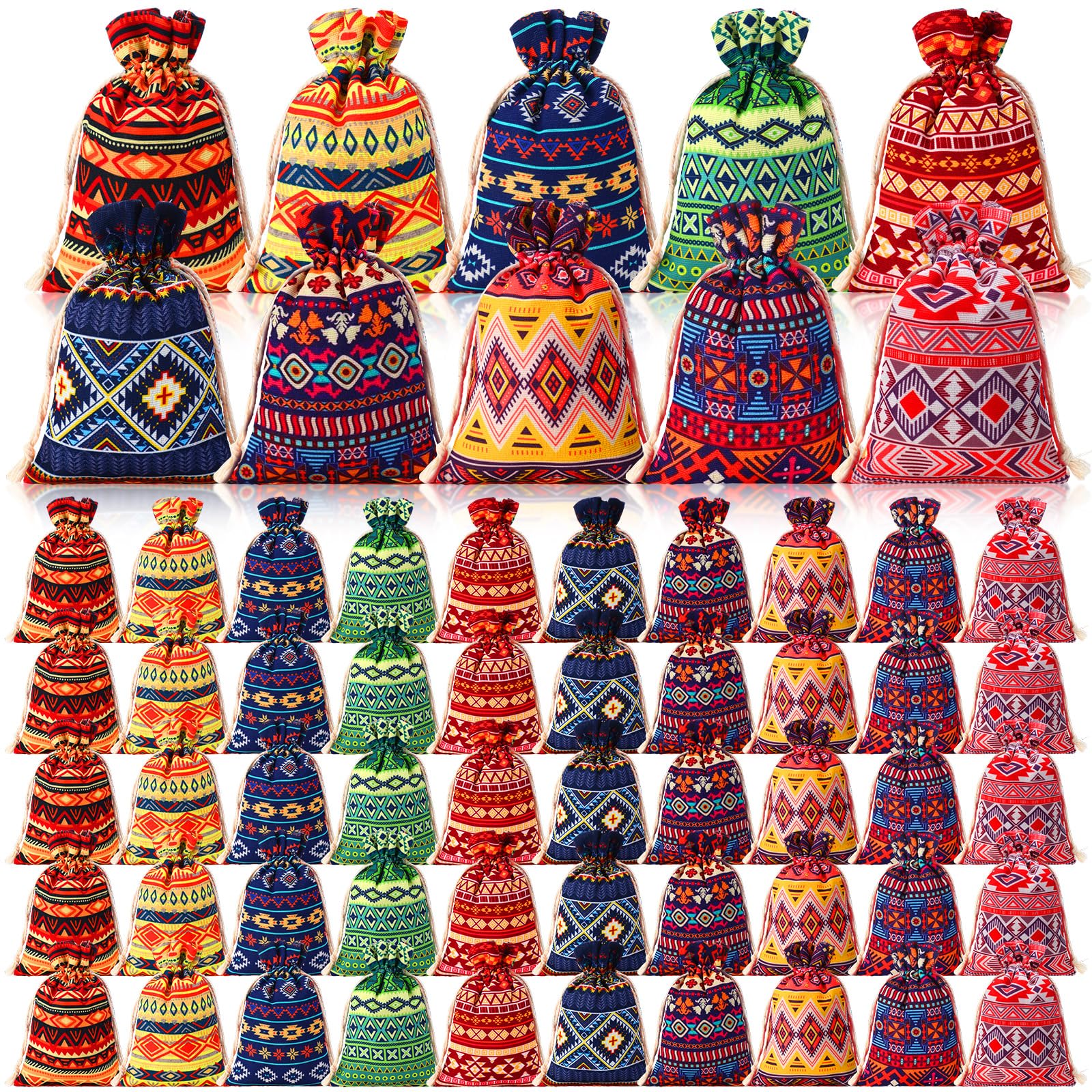 Amazon.com: SilTriangle 50 Pcs Mexican Candy Bags 4 x 6 Inch Aztec Mini ...