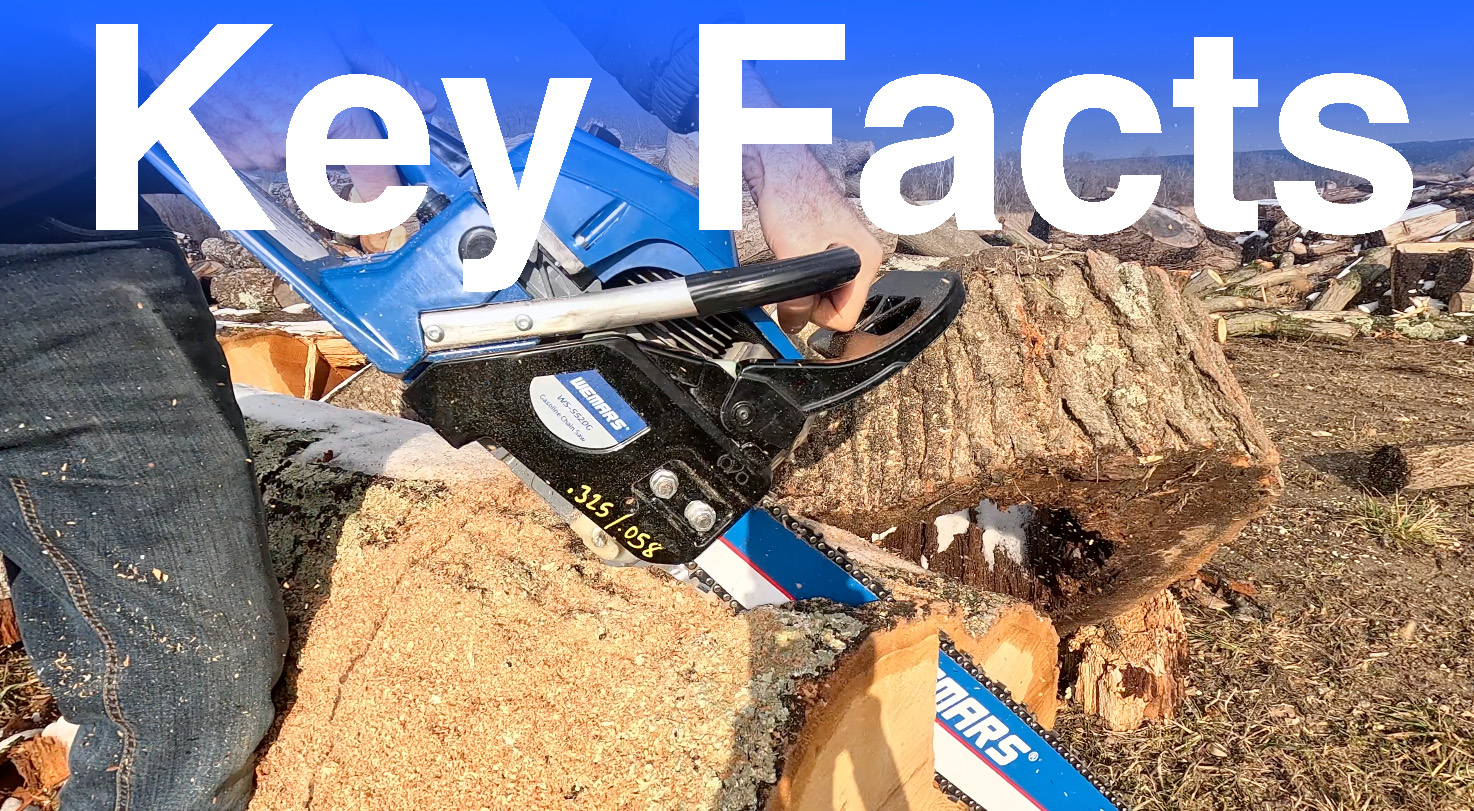Watch KEY FACTS Wemars 54cc Gas Chainsaw on Amazon Live