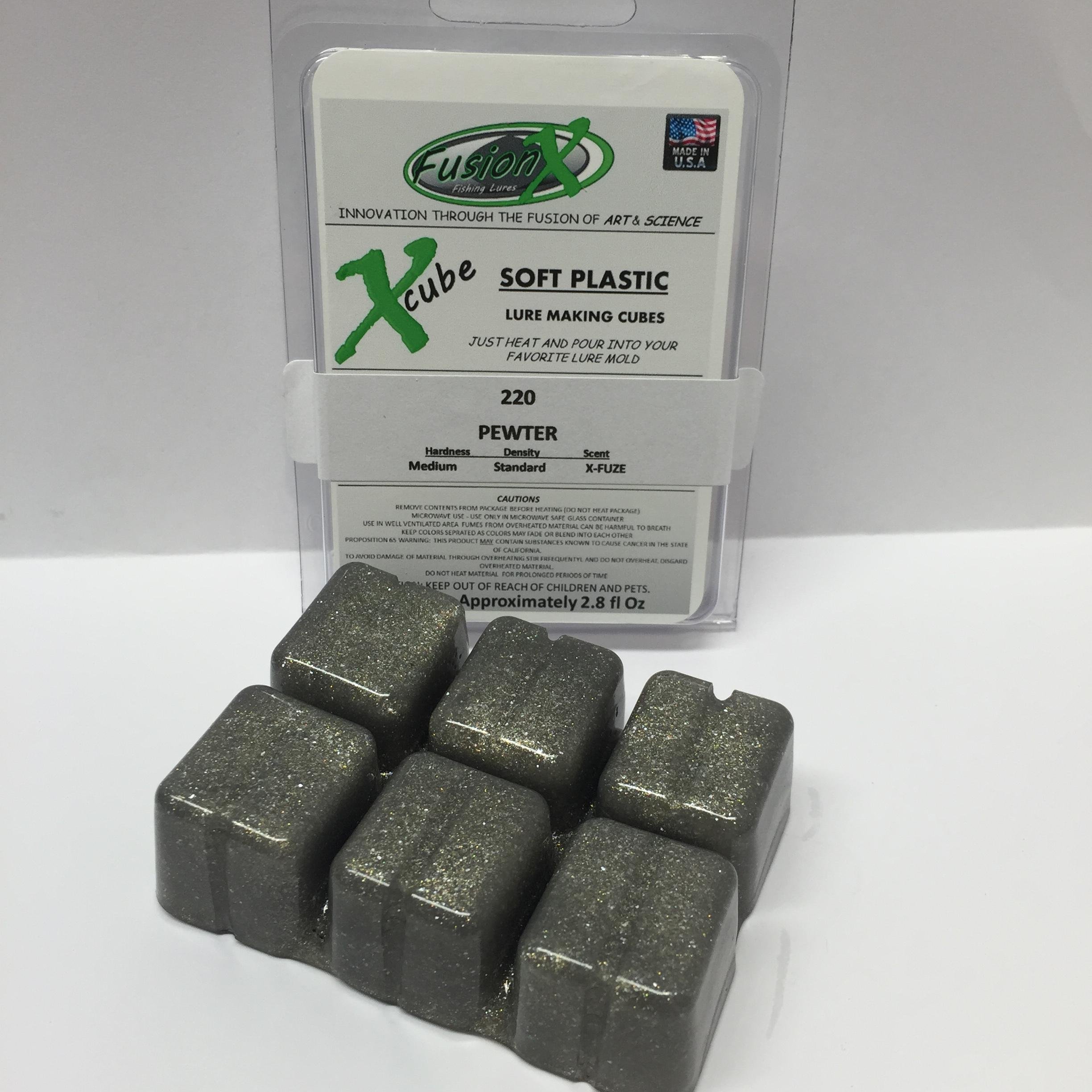 Buy Fusion X Fishing - Xcube Soft Plastic Plastisol Lure Making Cubes ...