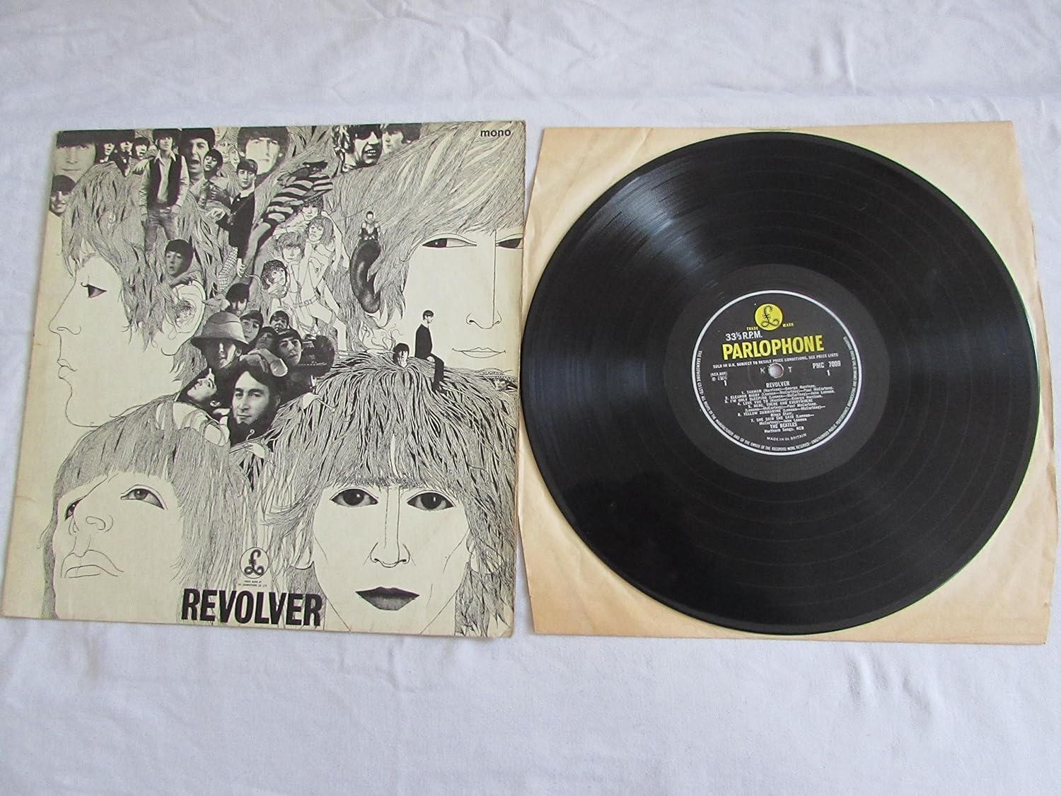 BEATLES, Revolver. Top copy. Very rare, DOCTOR ROBERT ON LABEL. UK 1966 ...