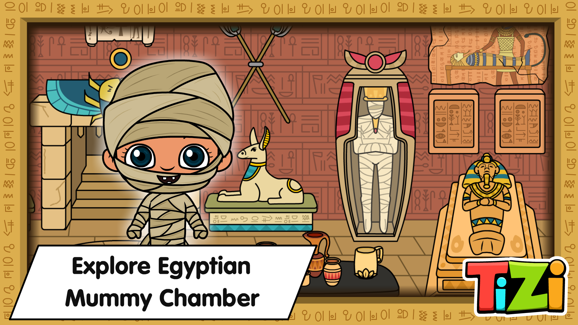 Ancient Egypt Games - Tizi Town Egyptian Museum For Kids - App on ...