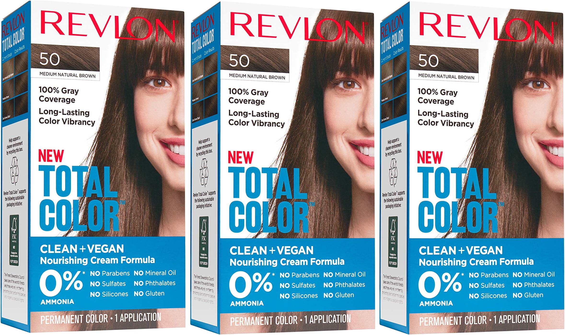 Amazon.com : Revlon Permanent Hair Color, Permanent Hair Dye, Total ...