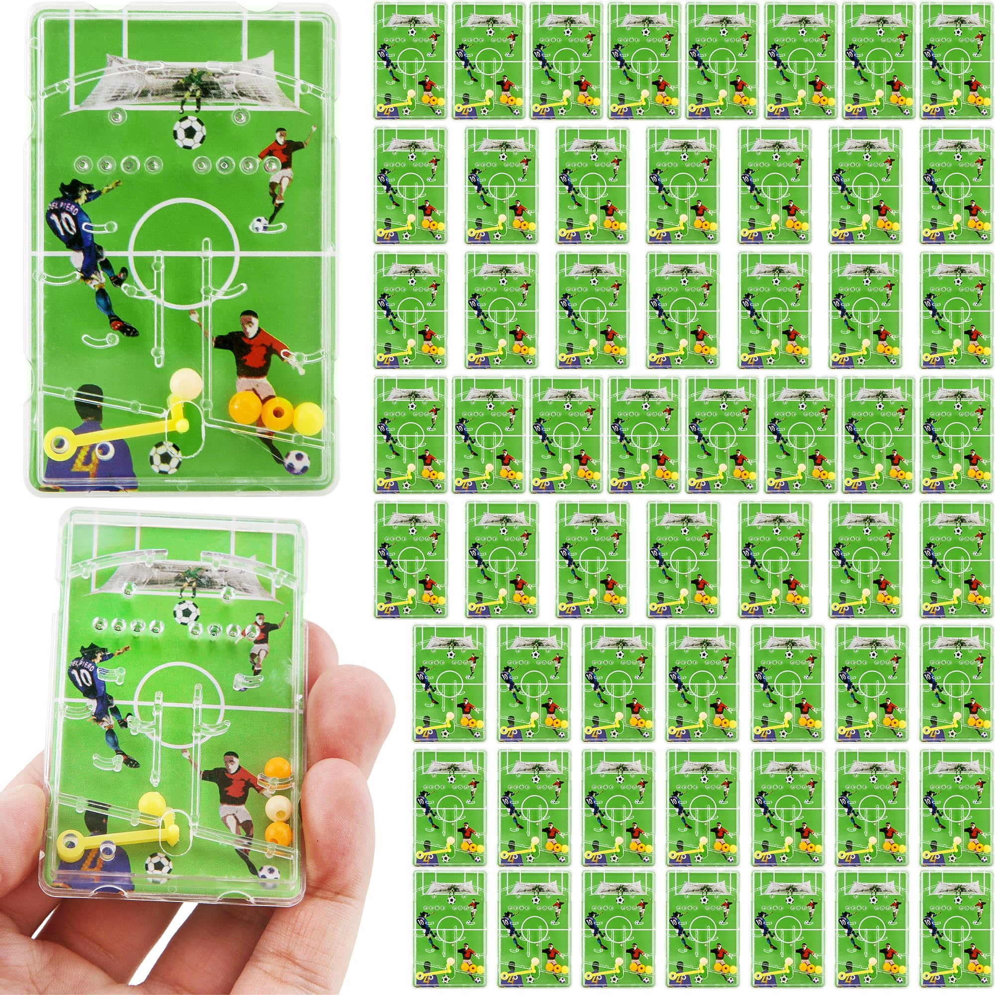 Amazon.com: Hoarost 60 Pcs Mini Pinball Machine Football Maze Puzzles ...