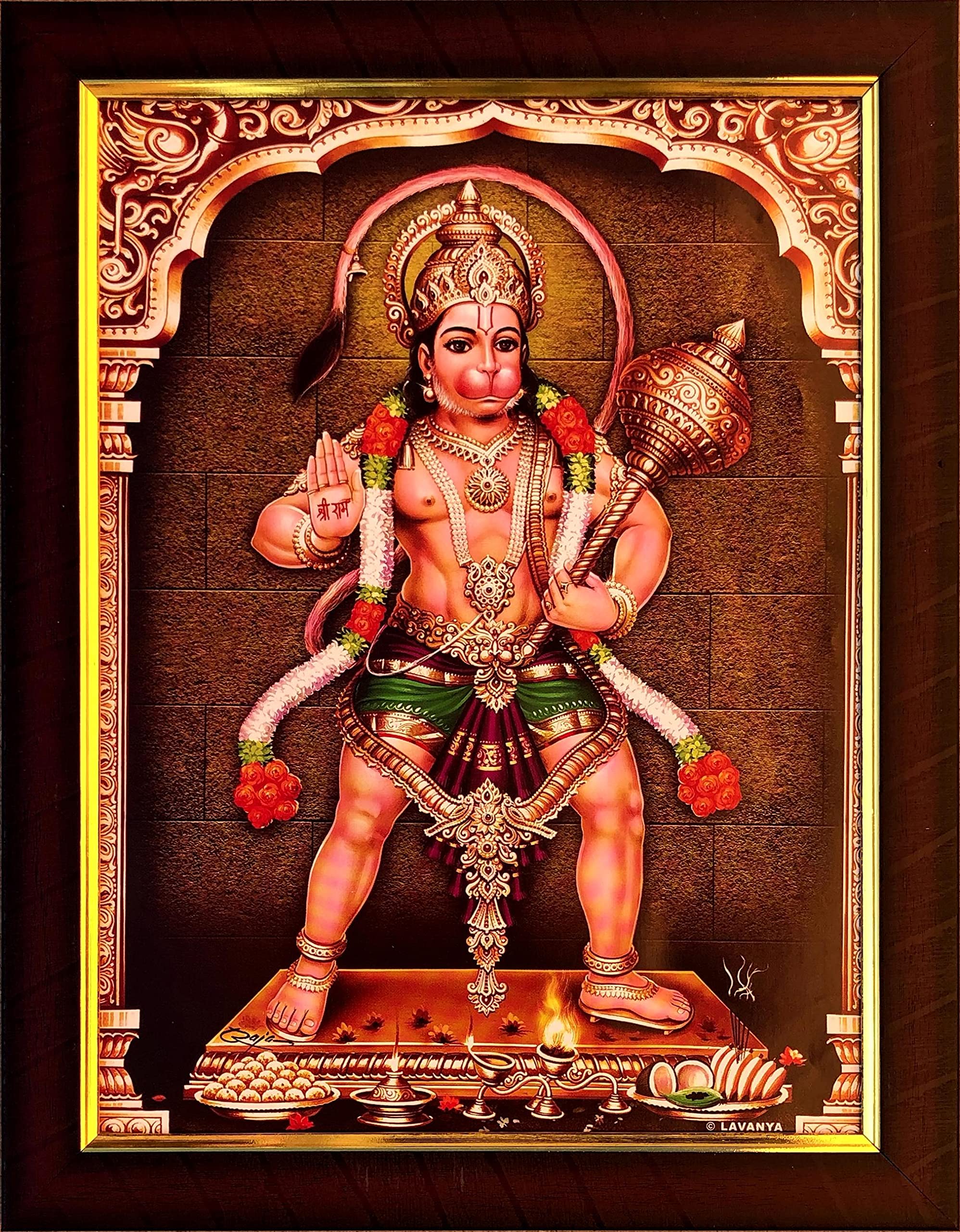 Garuda Photos Hanuman Photo With Frame Hanuman Anjaneya Anjaneyar ...