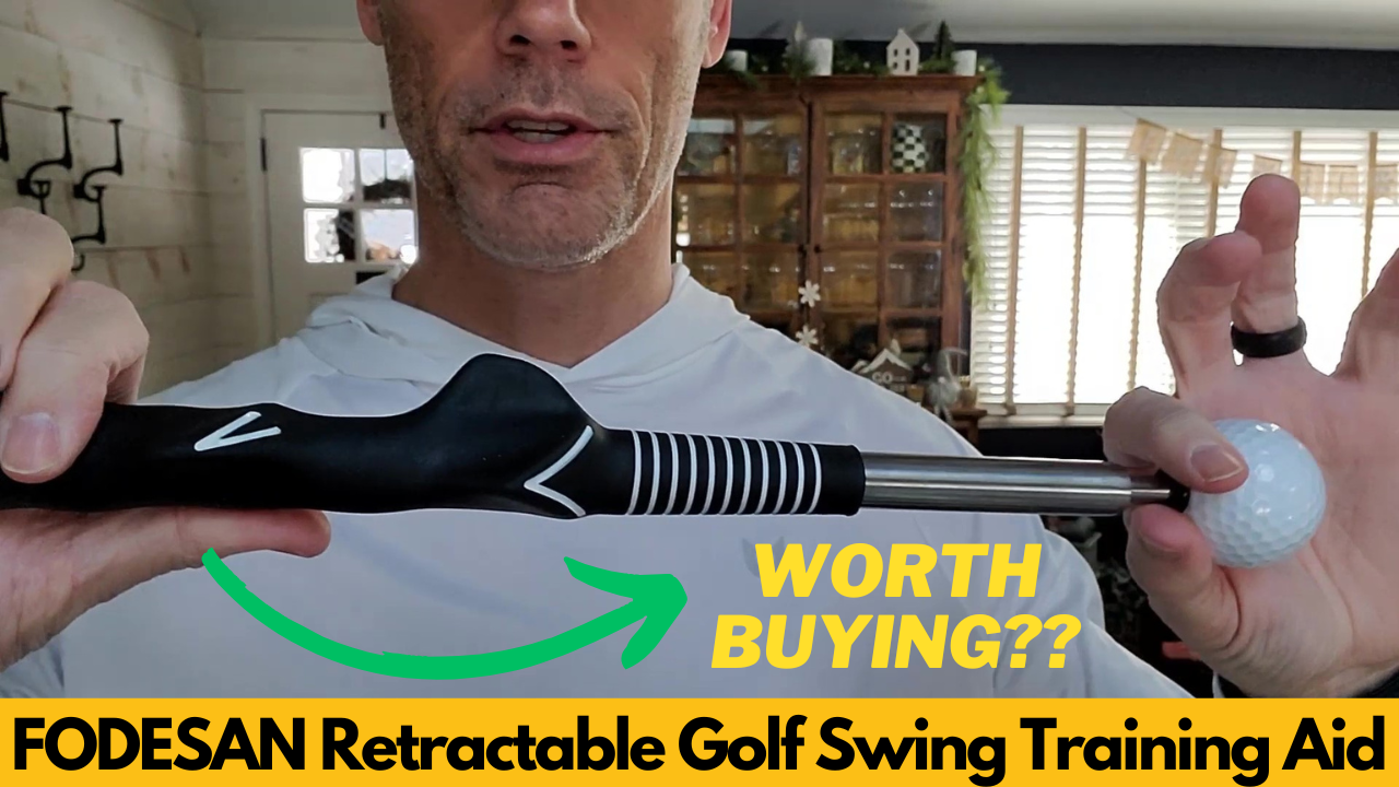 Watch FODESAN Retractable Golf Swing Training Aid on Amazon Live