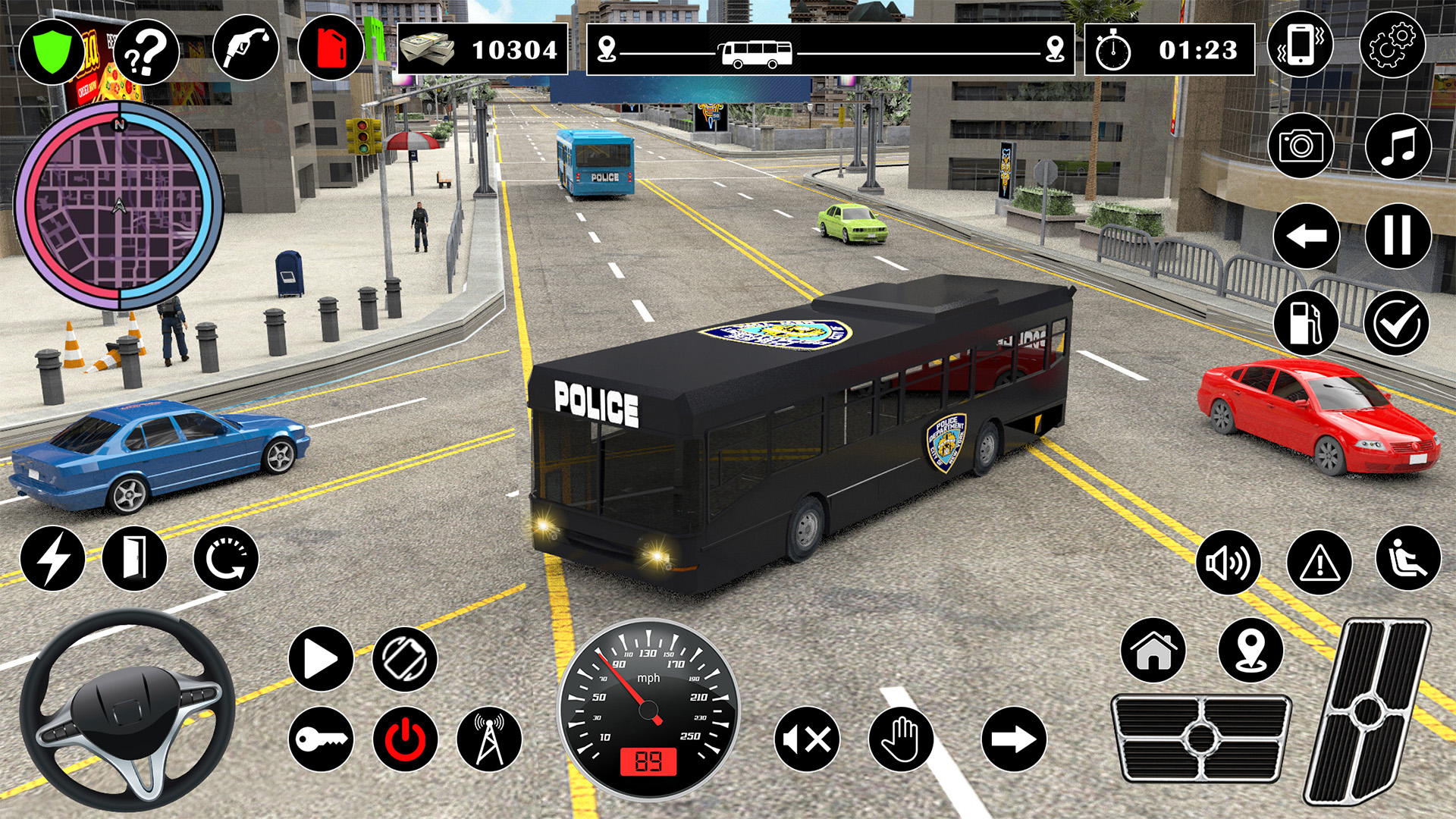 Police Bus Driving Simulator: Public Bus Transport: New Game 2024 - App ...