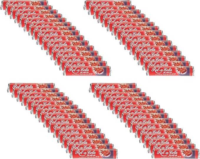 Parle Rol-a-Cola Candy Rolls - Tangy and Sweet Cola Flavored Treat in a ...