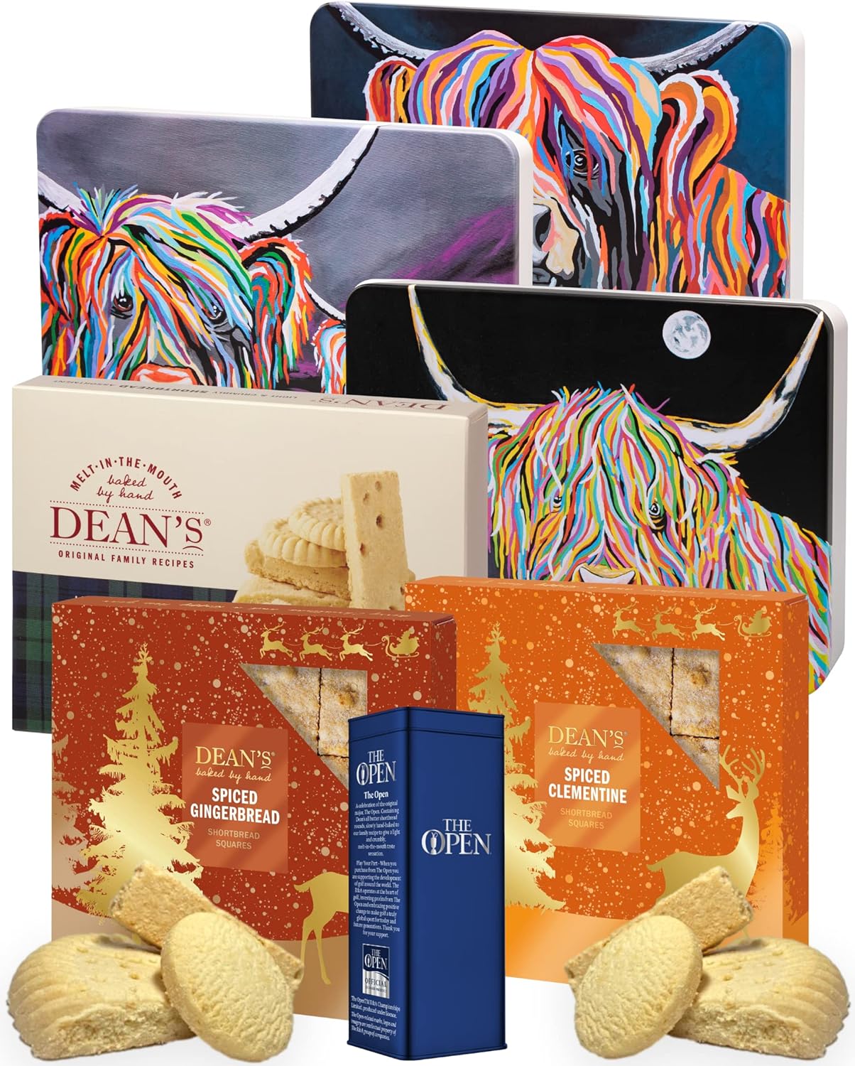 Deans Scottish All Butter Shortbread Biscuits Gift Hamper - Bundle of 7 ...