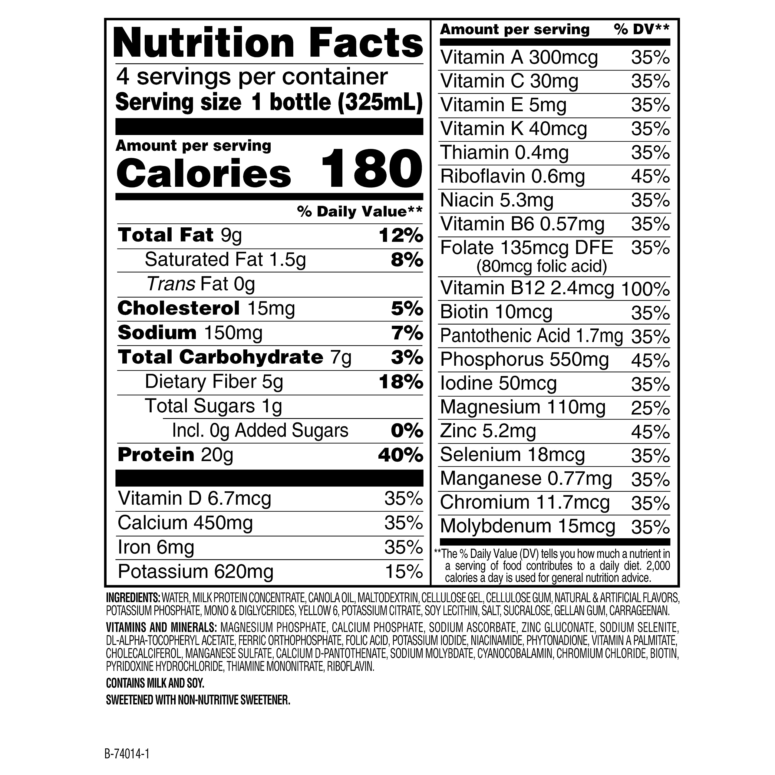 SlimFast Advanced Nutrition High Protein Meal Replacement Shake, Orange ...