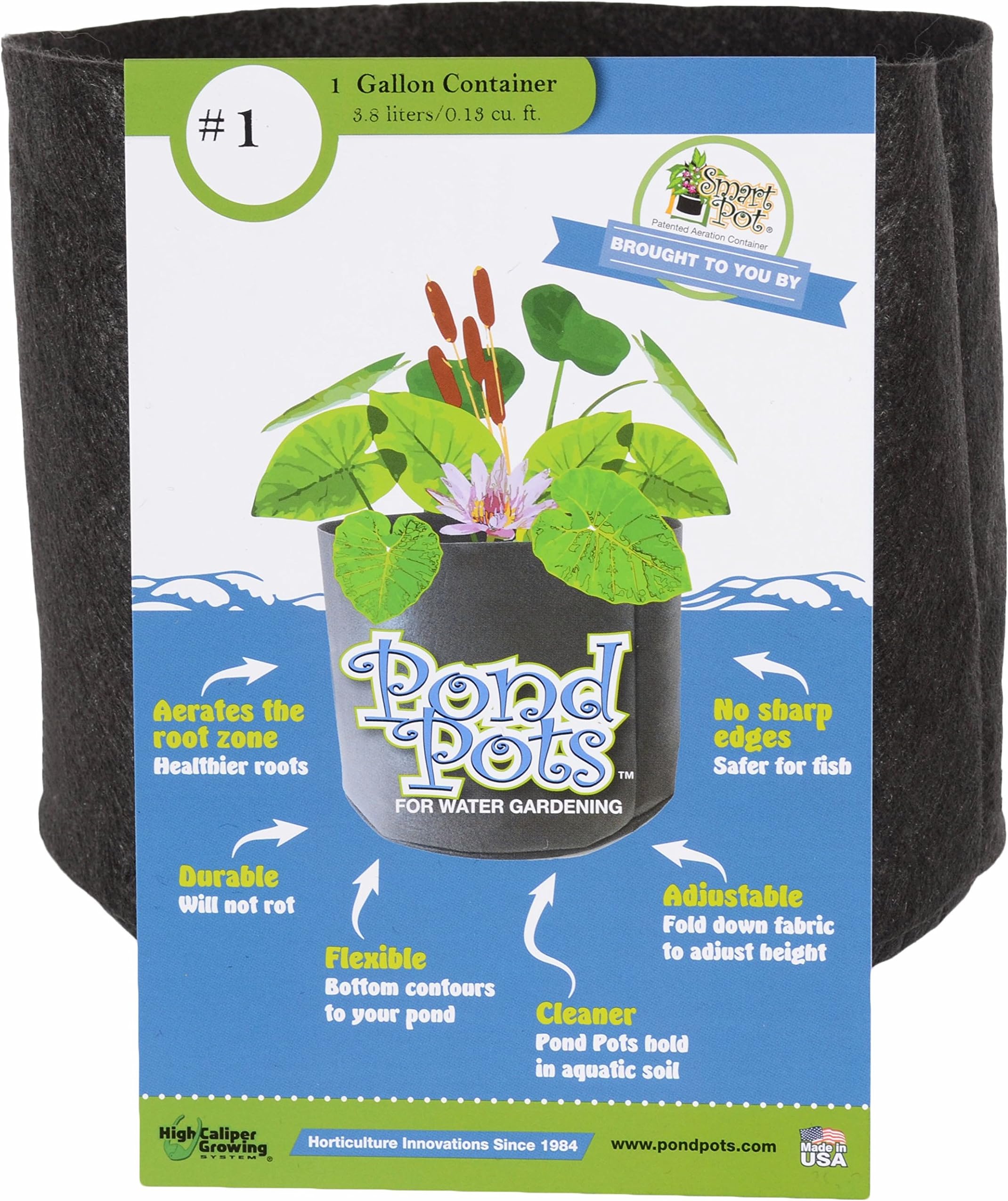Amazon.com : Smart Pot Pond Flexible Aquatic Plant Container for Water ...