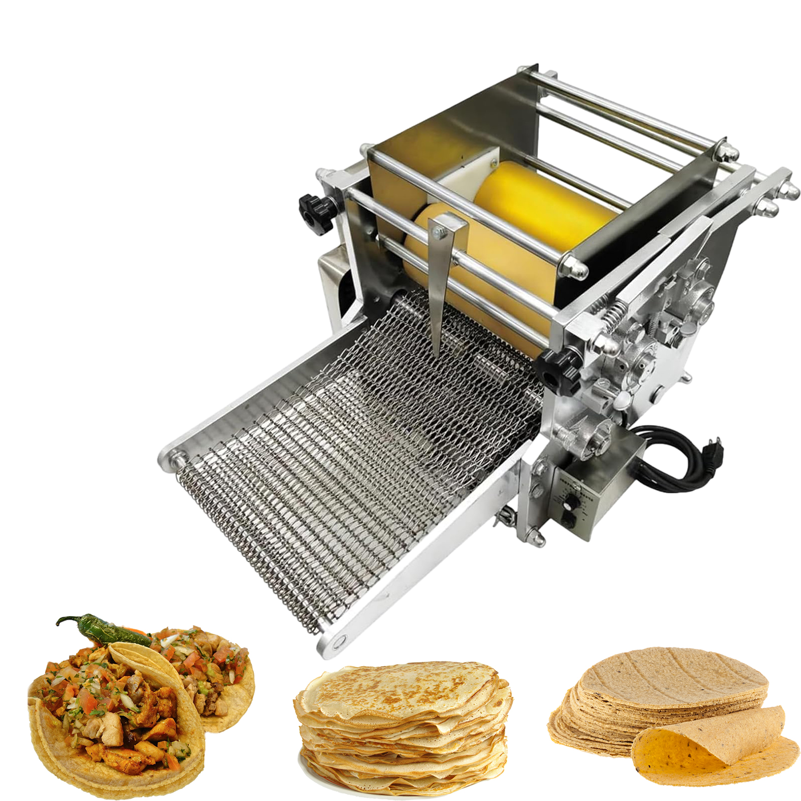 Watch Commercial Electric Tortilla Press Tortilla Maker Chapati on ...