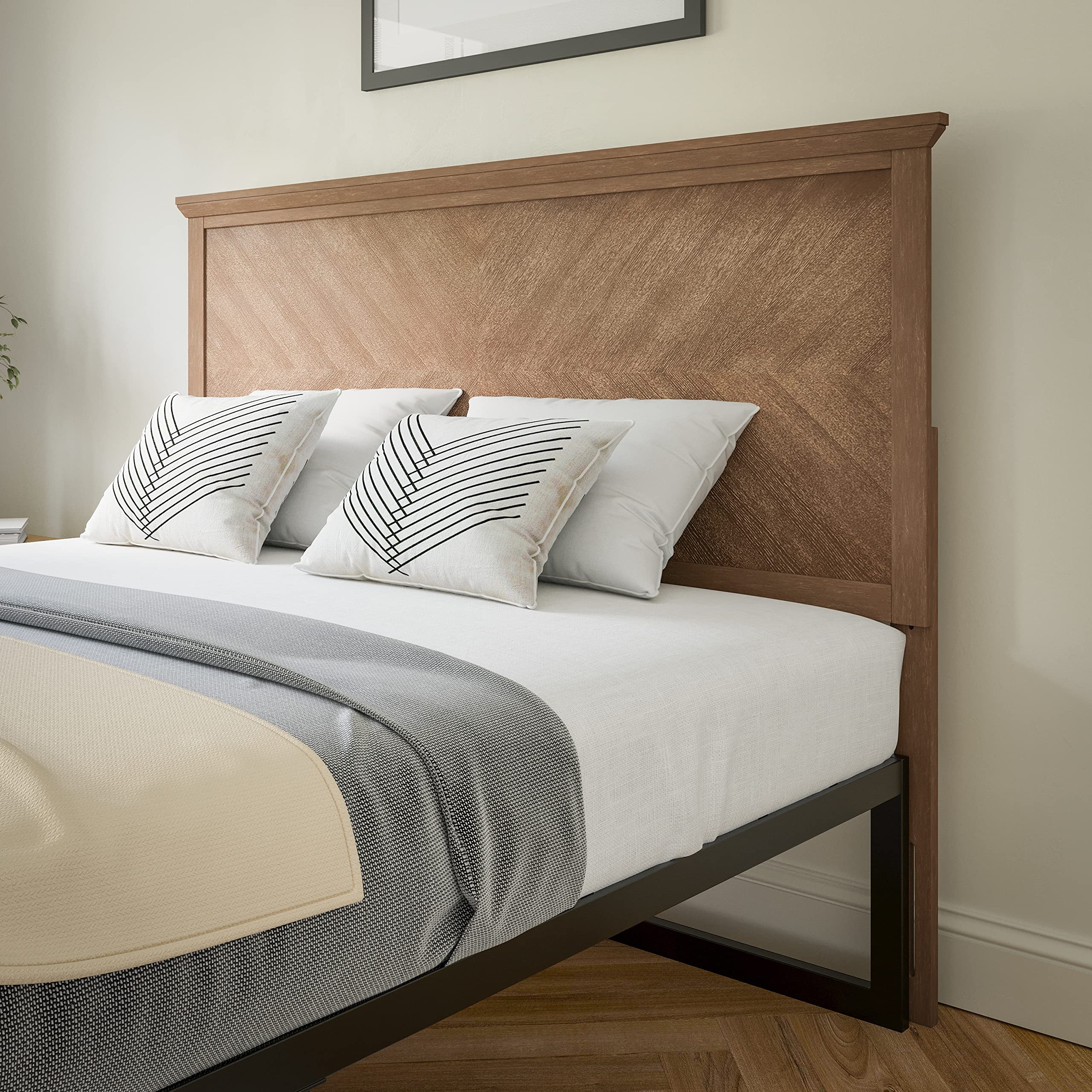 Amazon.com - Flash Furniture Fiona Queen Size Wooden Headboard Only ...