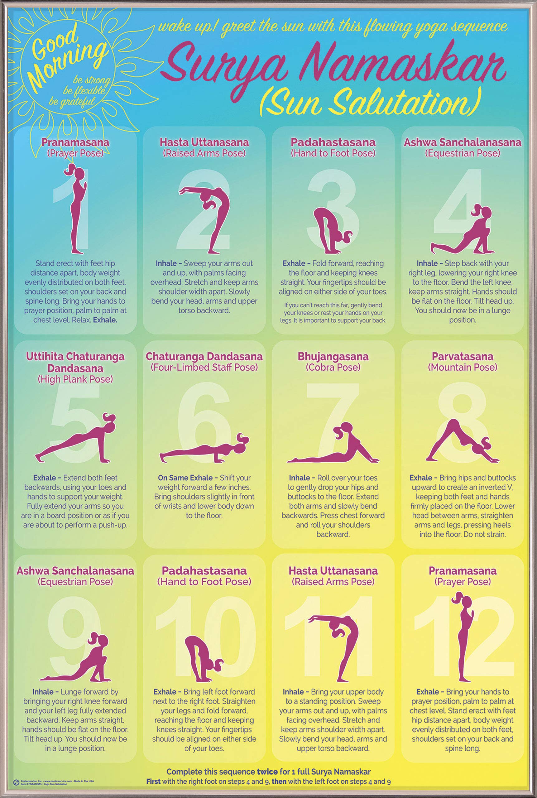 Sun Salutation Poster