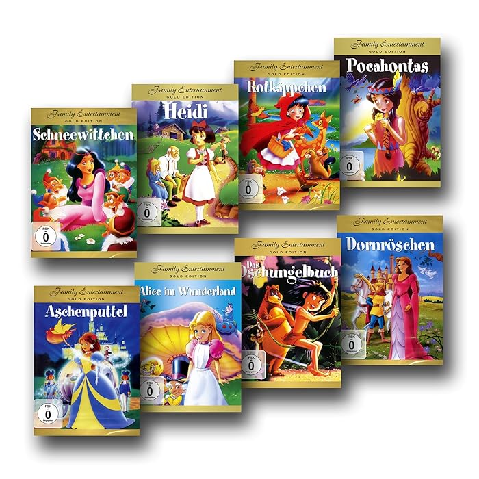 Buy 8 Fairytale and Movie Classics for Little Ones - DVD Set ...