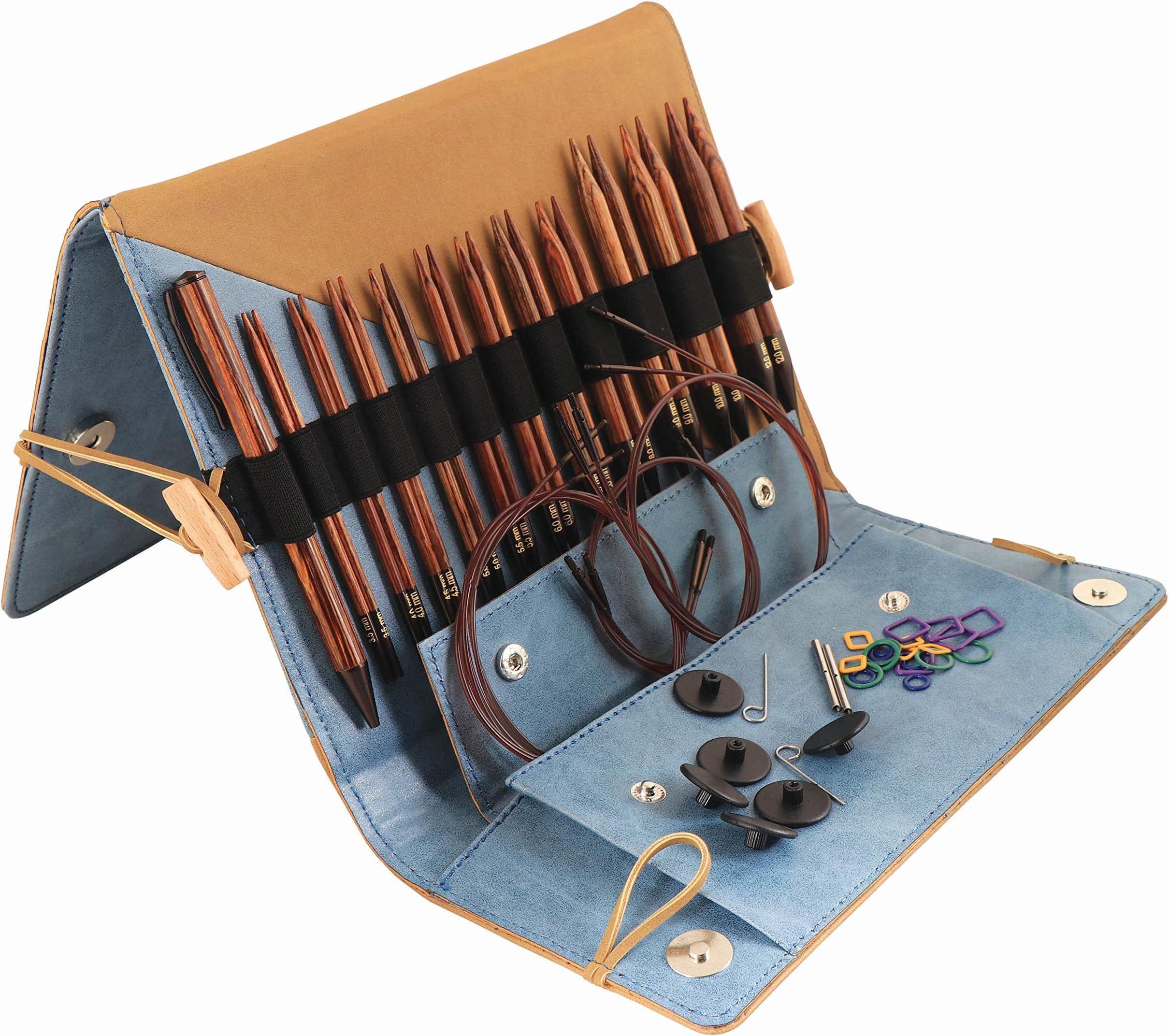 Amazon.com: KNITPRO Symfonie Rose Interchangeable Needle Deluxe Set, 8 ...