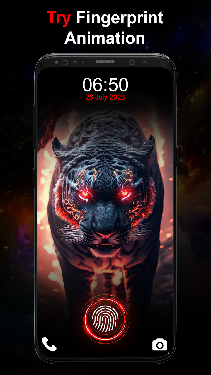 Fingerprint Lock Screen Live Animation - App on Amazon Appstore