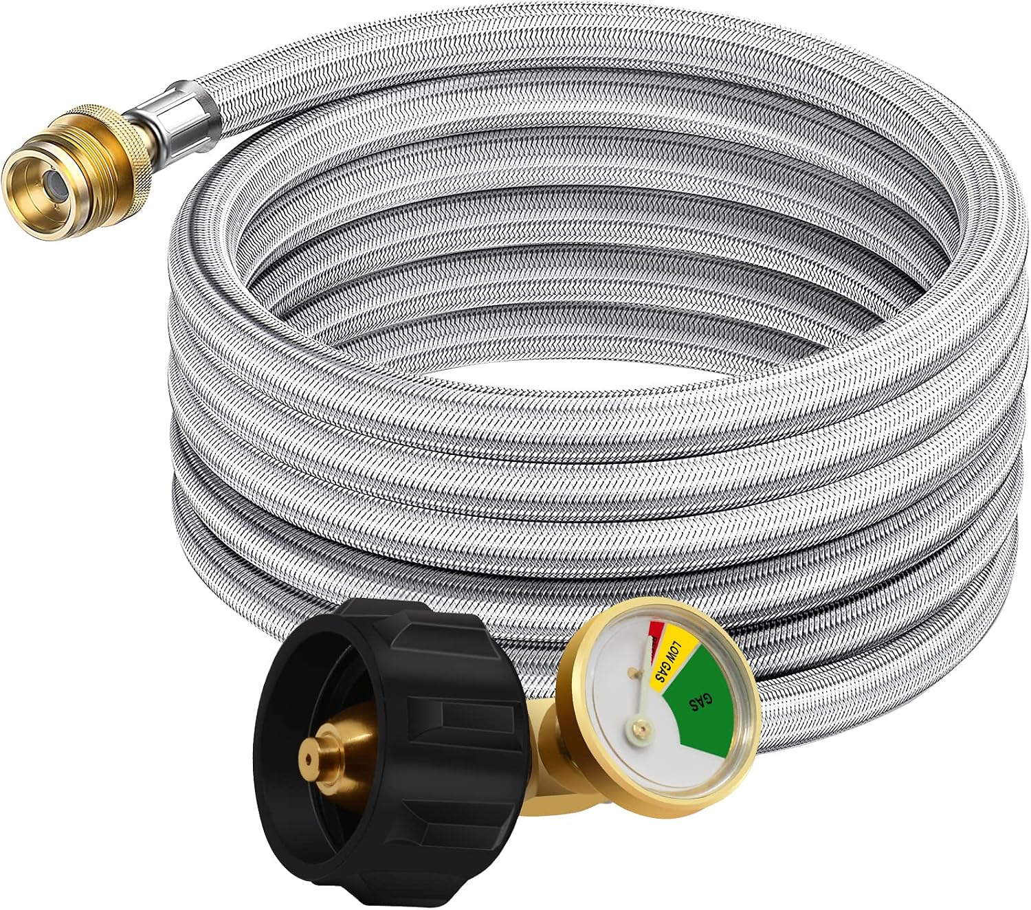 Amazon.com : KILILIUN 12FT Propane Hose Adapter 1lb to 20lb with Gauge ...