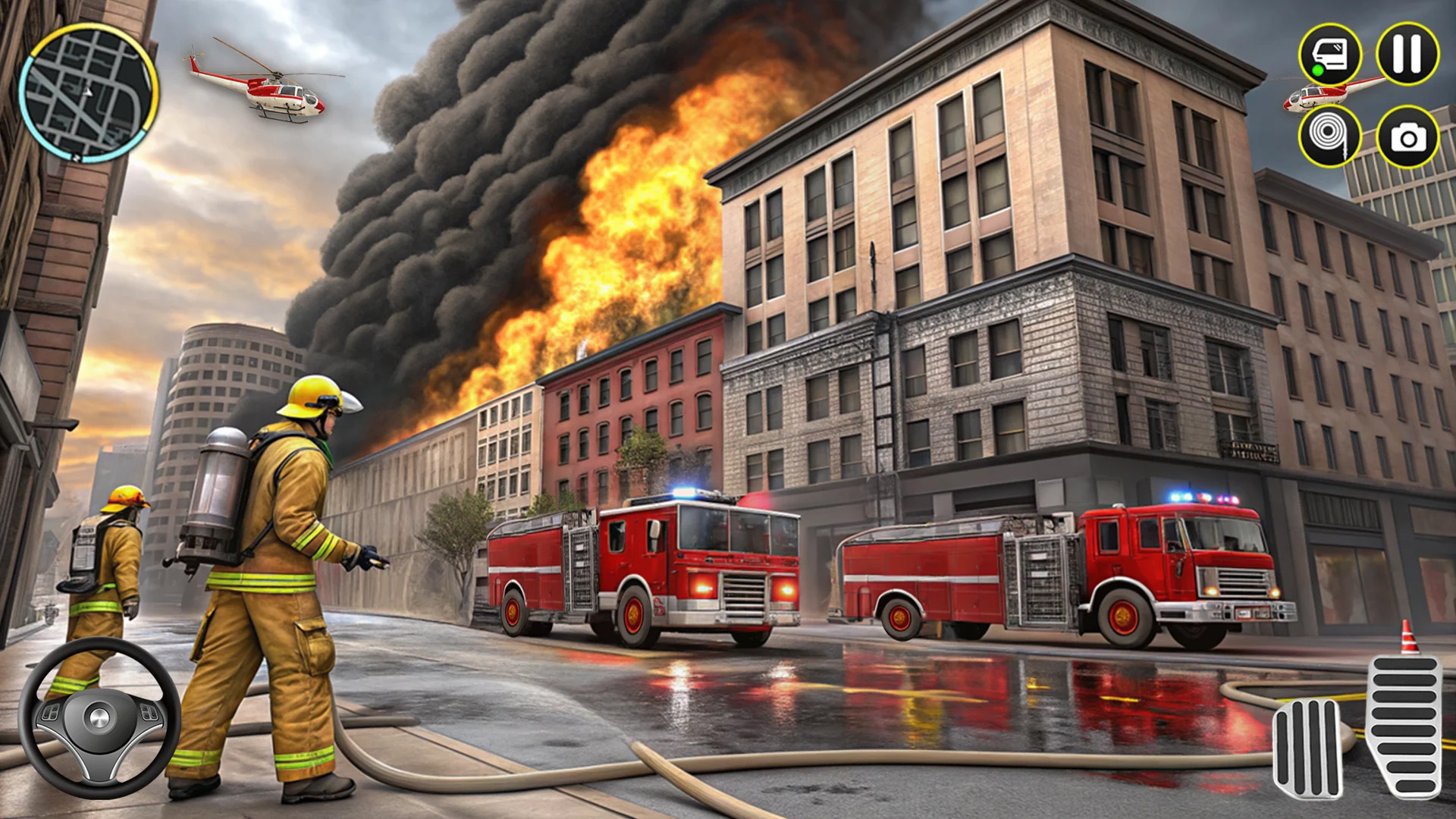 Firefighter Truck Driving Simulator Games: Emergency Rescue Ambulance ...