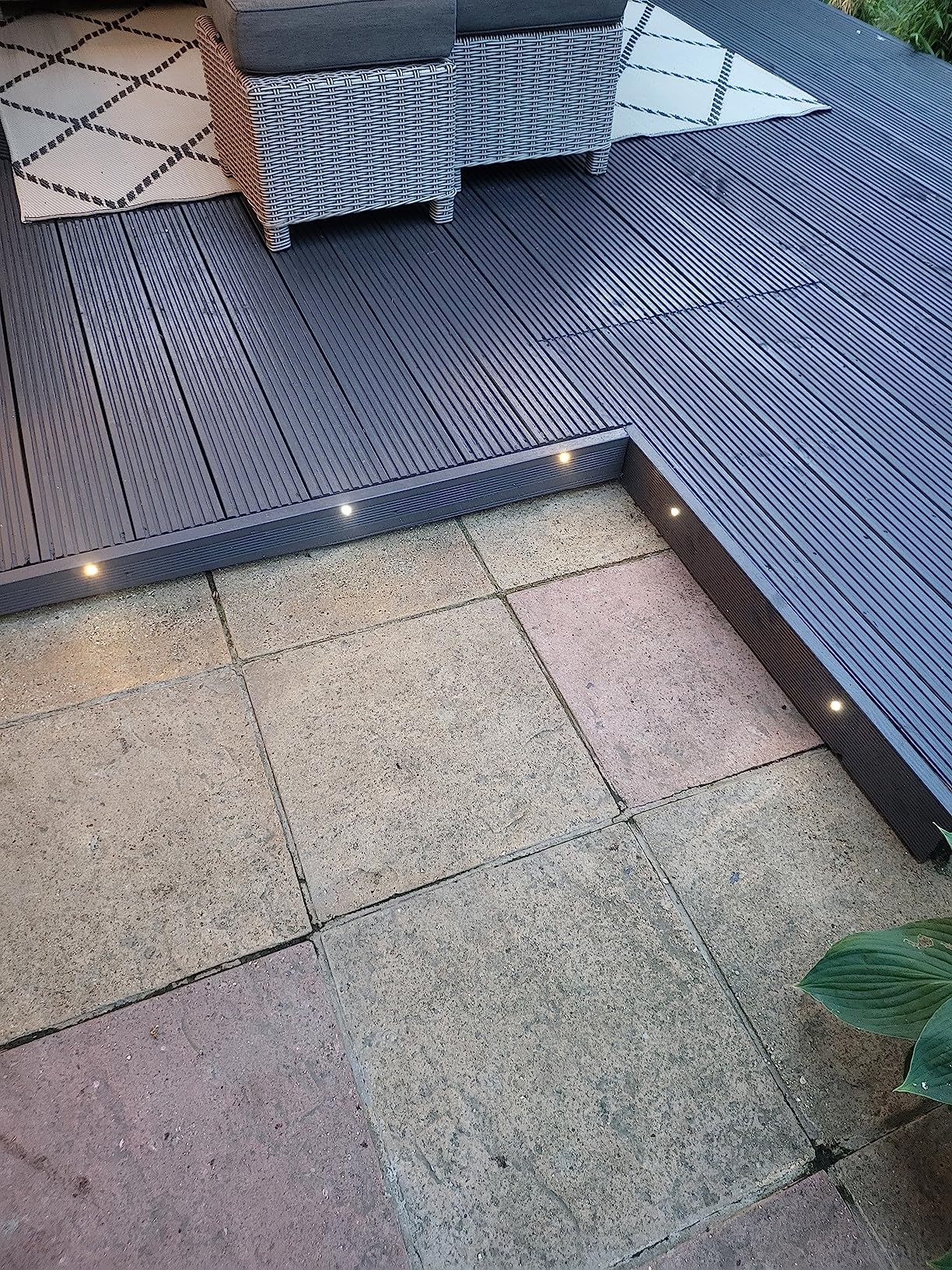 Set 20 x 15mm White LED Decking-Plinth-Kitchen-Kickboard-Summer House ...