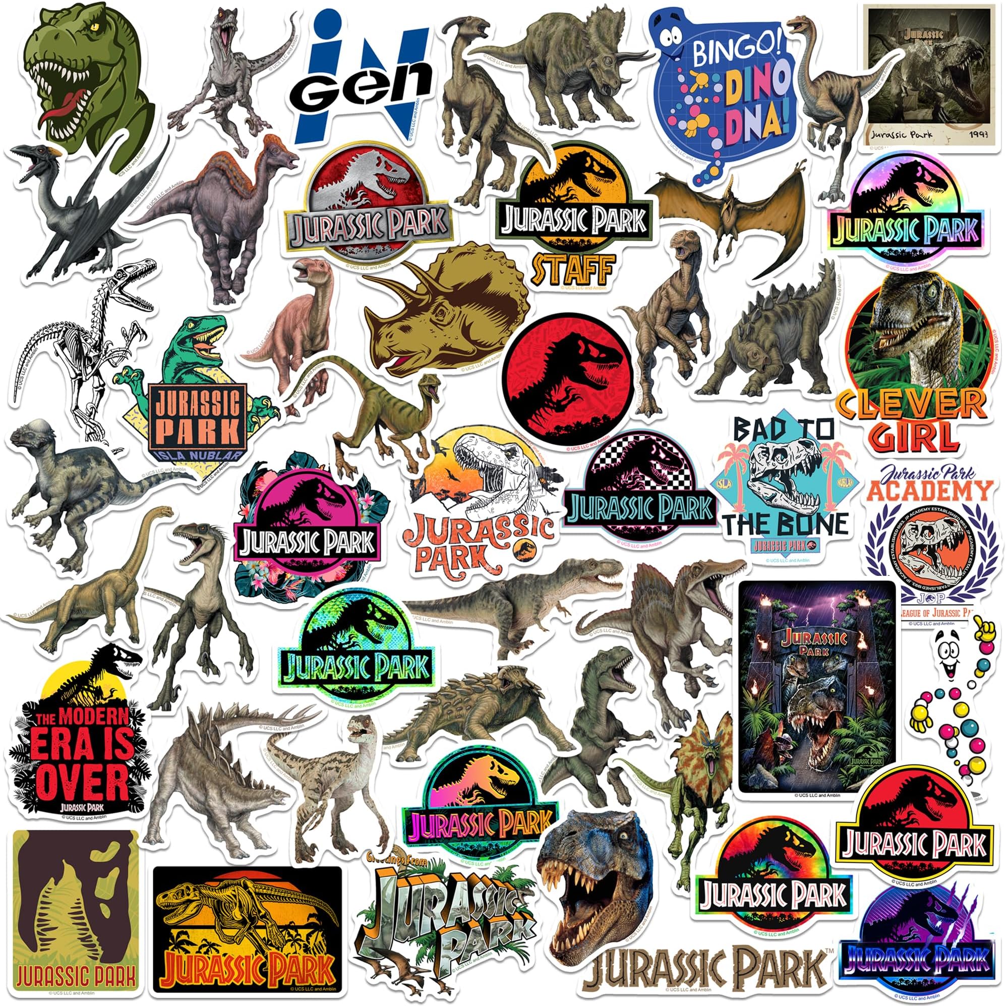 Amazon.com - That’s it – Jurassic Park Stickers – Vinyl Bumper Sticker ...
