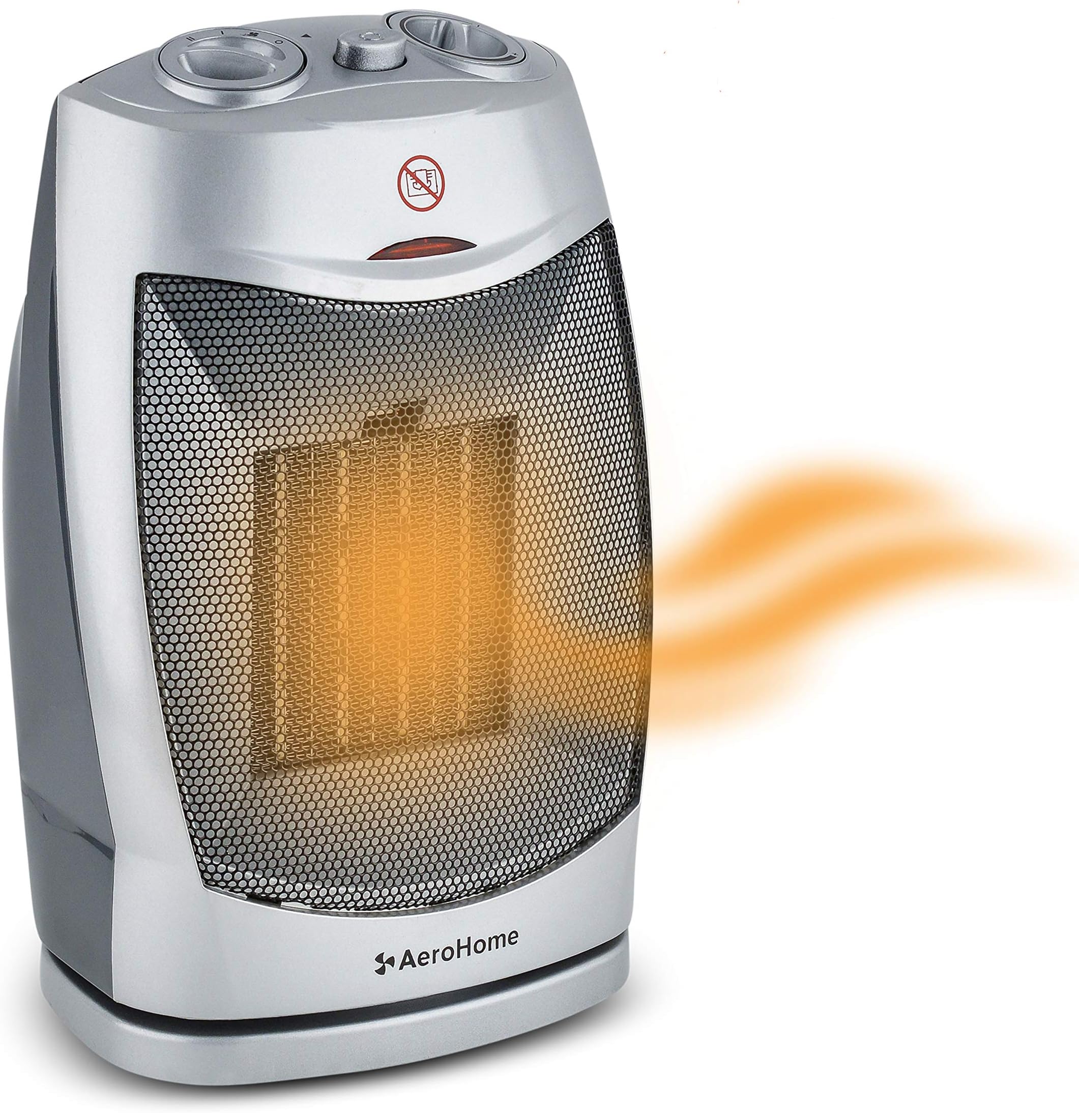 Amazon.com: AeroHome 1500W / 750W Ceramic Oscillating Portable Space ...