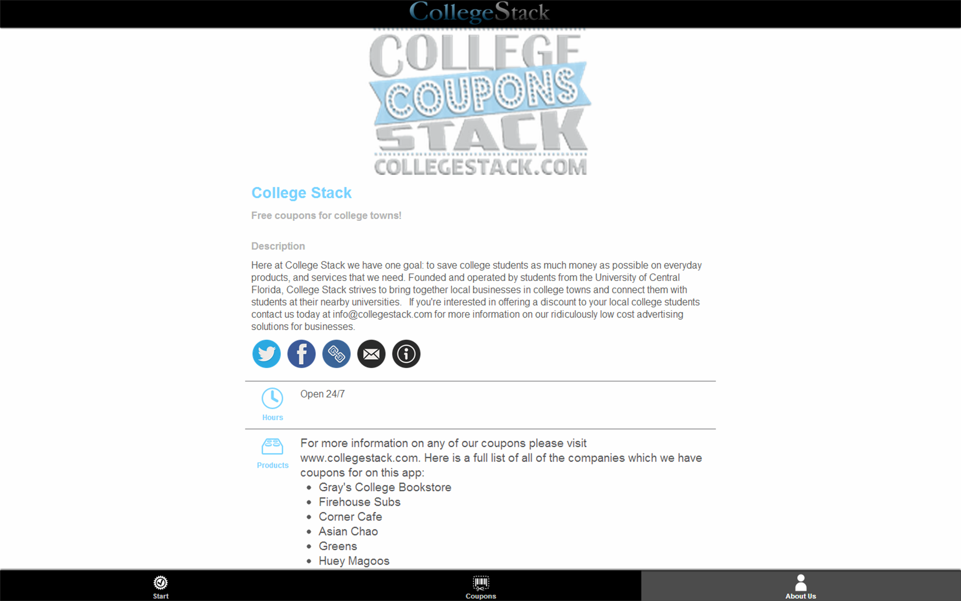 College Stack:Amazon.com:Appstore for Android