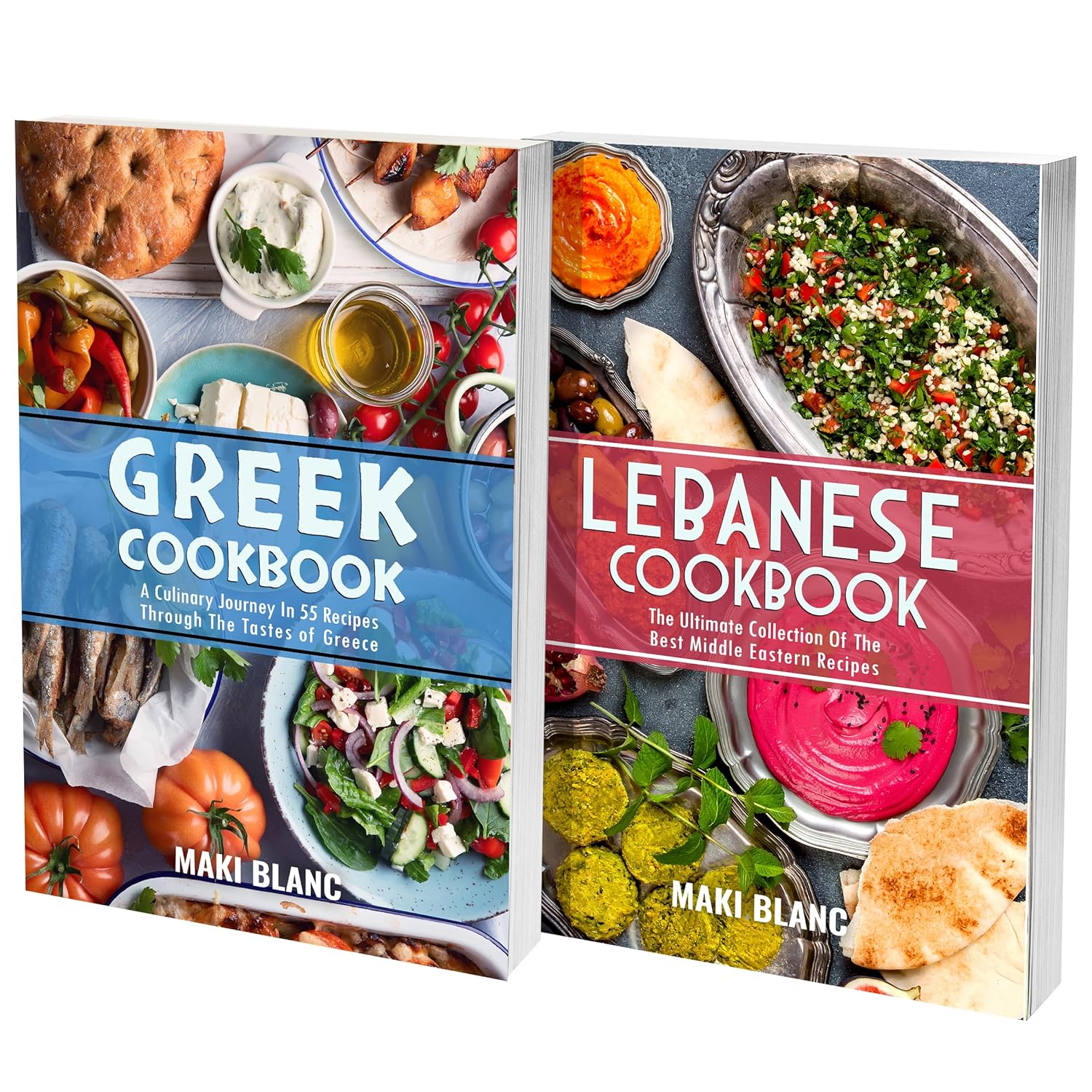 Amazon.com: Lebanese And Greek Cookbook: 2 Books In 1: 90 Recipes For ...