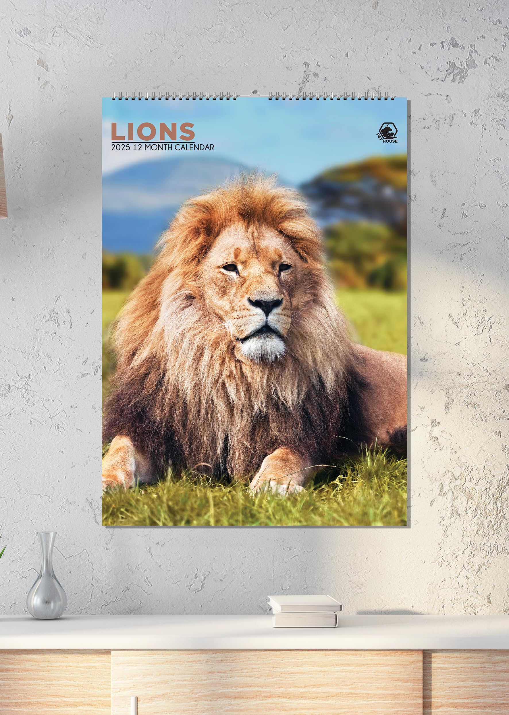 Lions 2025 – A3 Size Wirobound Calendar – BigaMart