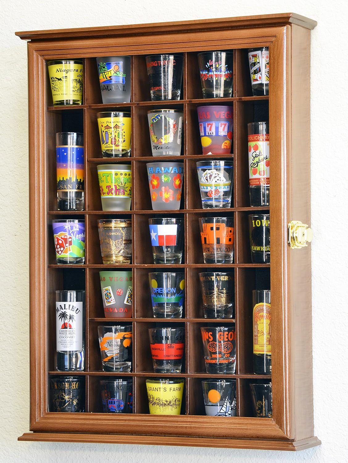 Amazon.com: sfDisplay.com,LLC. 31 Shot Glass Shotglass Shooter Display ...