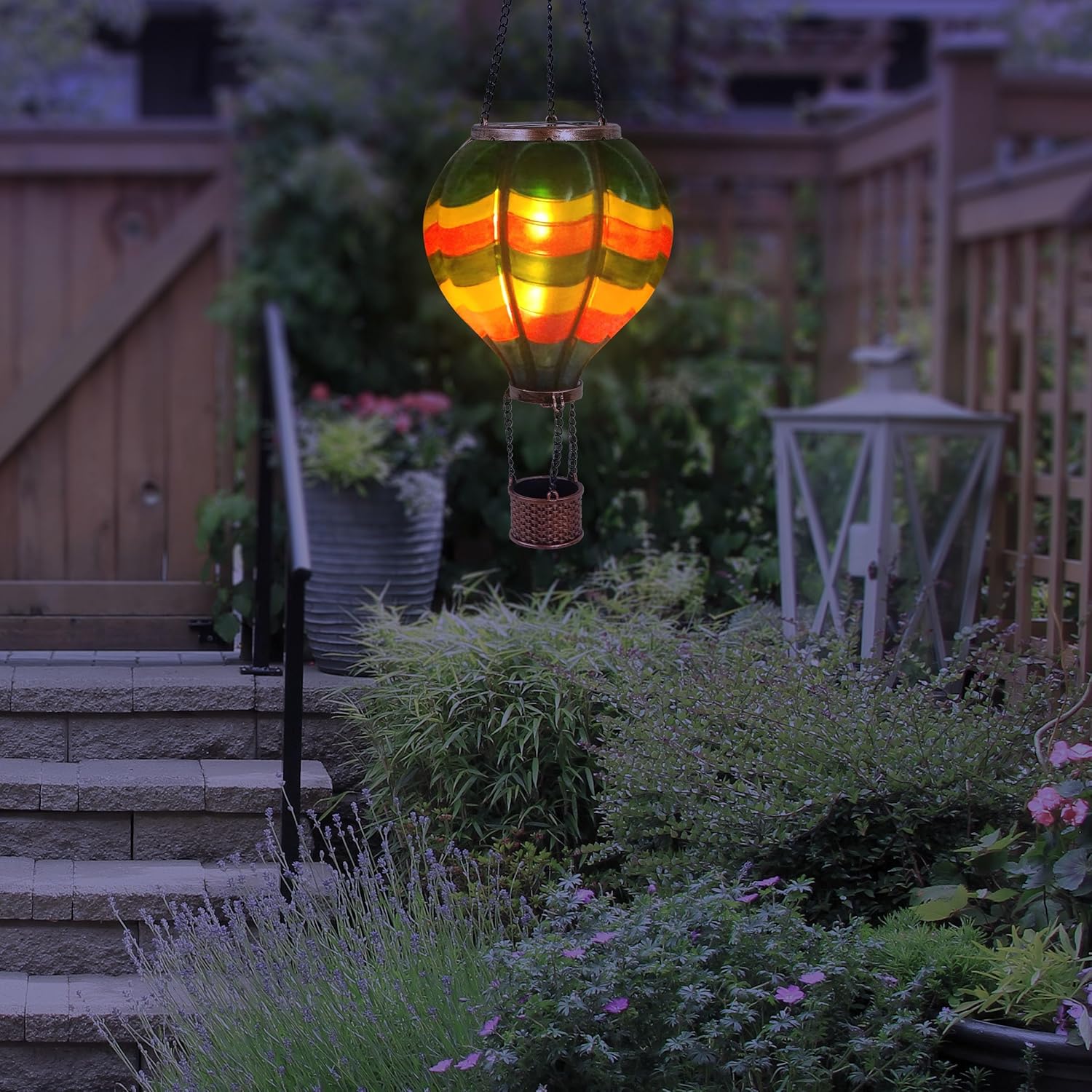 Amazon.com : Alpine Corporation RGG868SLR Solar Hanging Balloon with ...