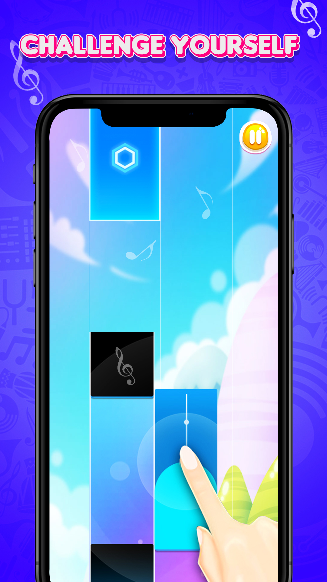 Piano Beat Musical Tiles Hop EDM Rush: Perfect Rhythm Music Game - App ...