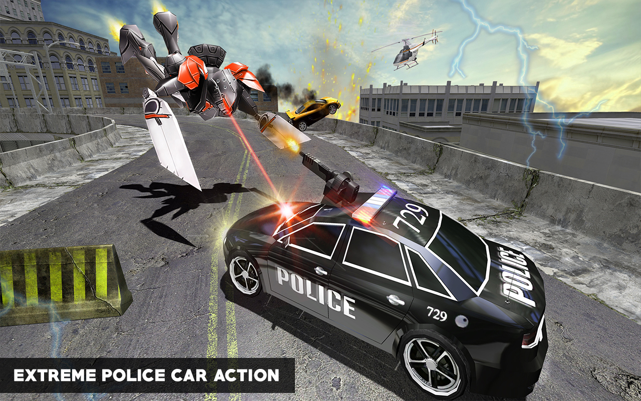 US Police Cop Dog Robot Transform: Robot Car Wars - App on Amazon Appstore
