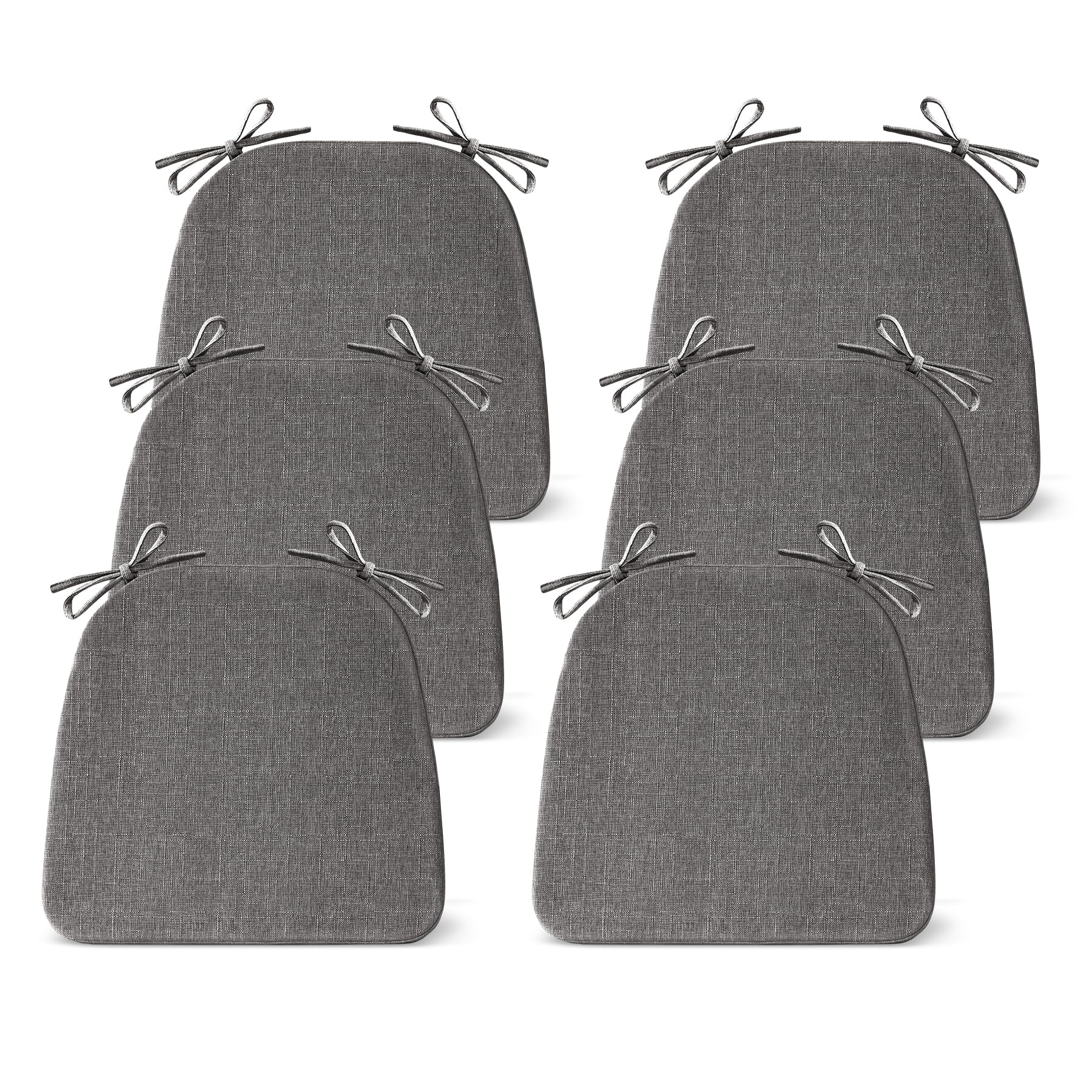 Amazon.com: IASEAHK Chair Cushions for Dining Chairs Set of 6, Kitchen ...