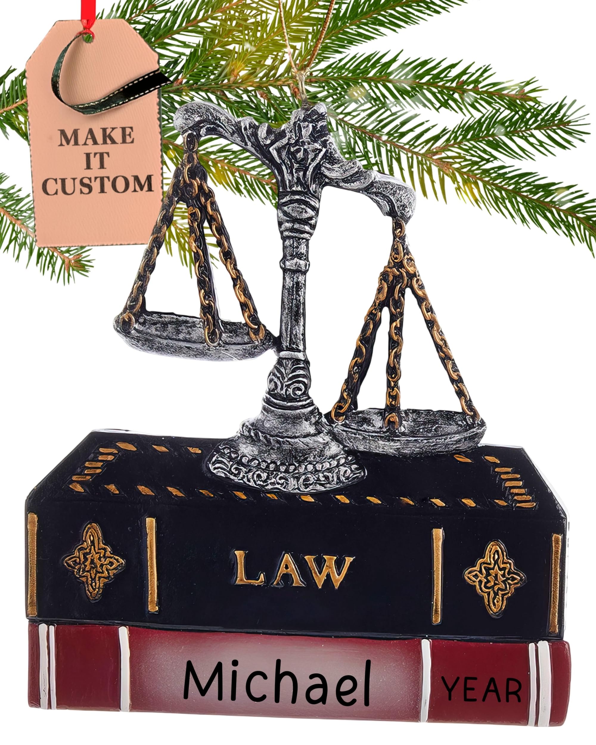 Amazon.com: Personalized Law School Ornament 2024 – Fast & Free 24h ...