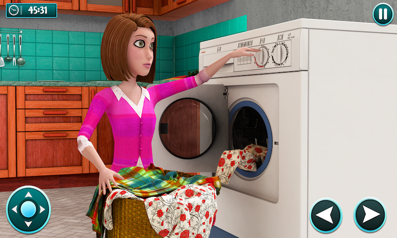 Virtual Mother Life Real Family Simulator 3D - Babysitter & Pregnant ...