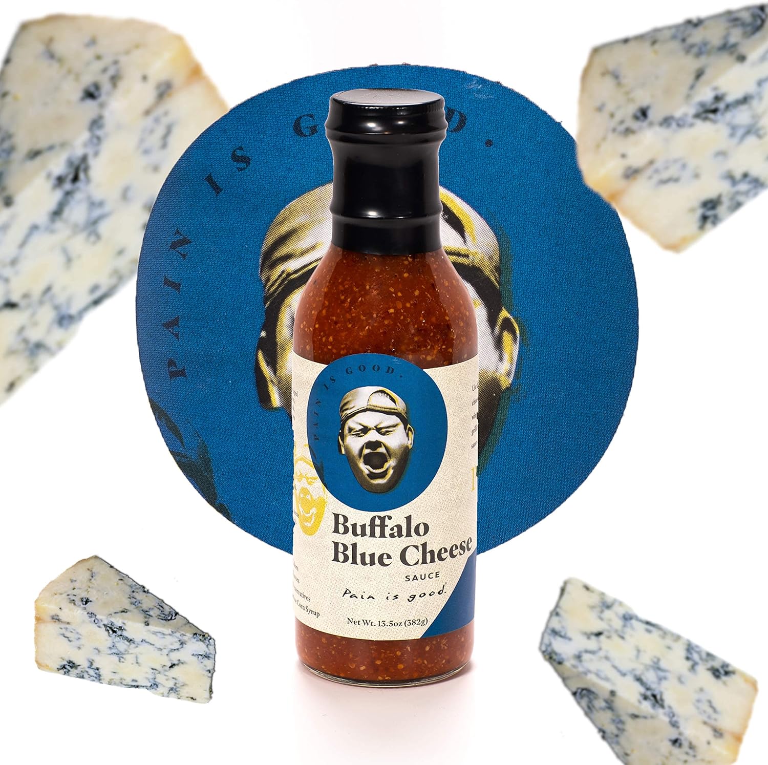 Pain Is Good Buffalo Blue Cheese Screaming Wing Sauce, 13.5 Ounce by ...