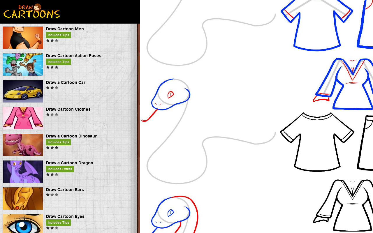 How to Draw Cartoons - App on the Amazon Appstore