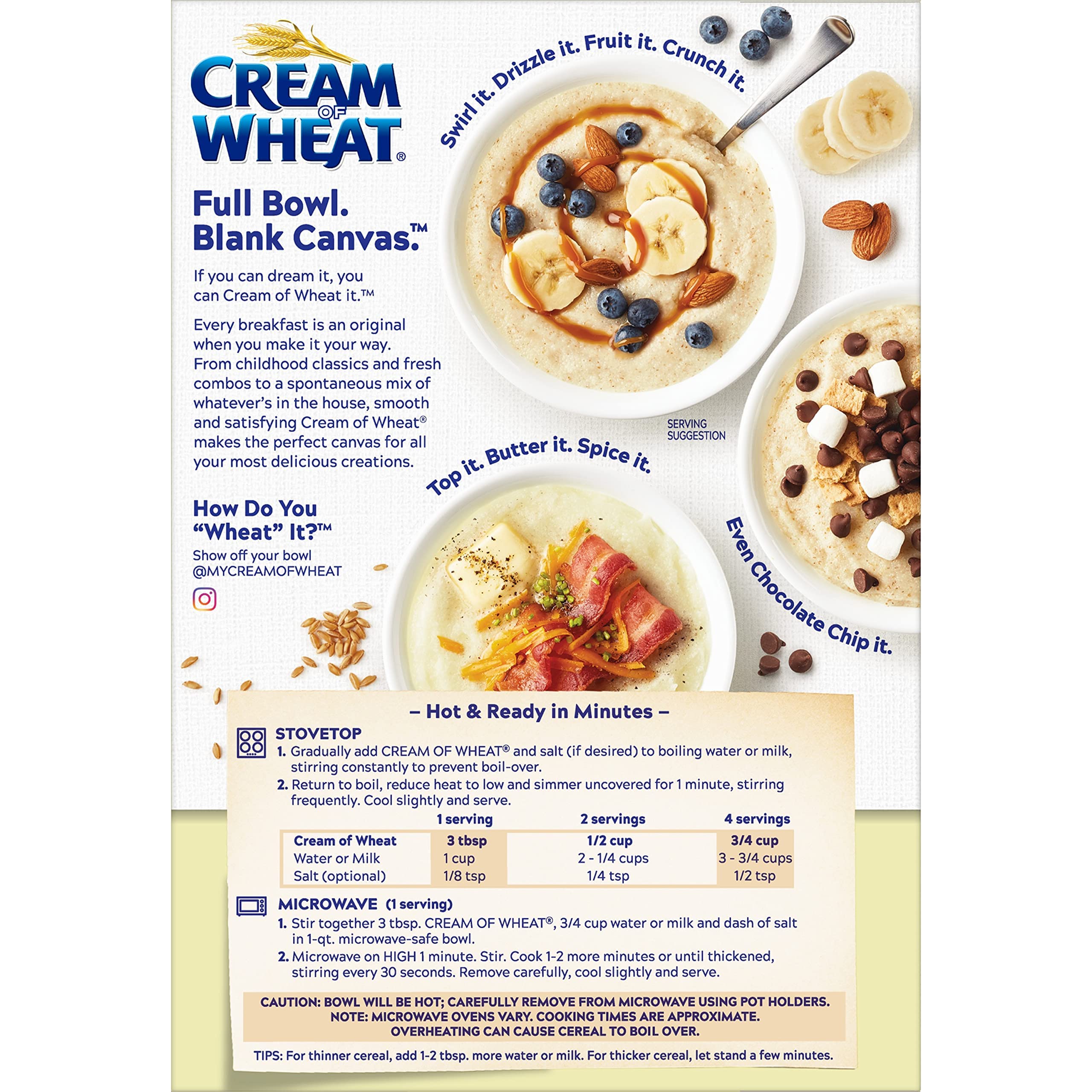 Nabisco Cream Of Wheat Cereal