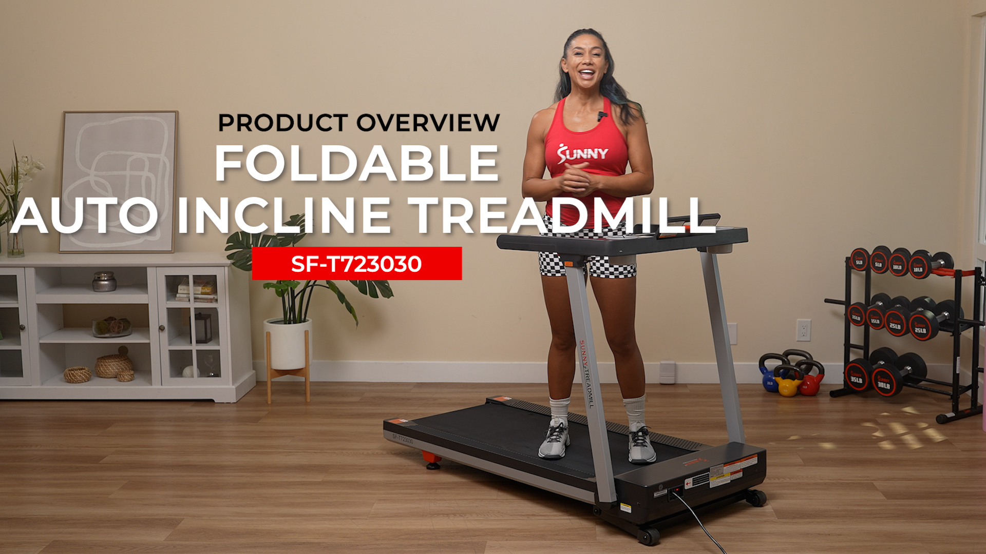 Watch Sunny Health & Fitness Explainer Video - SF-T723030 on Amazon Live