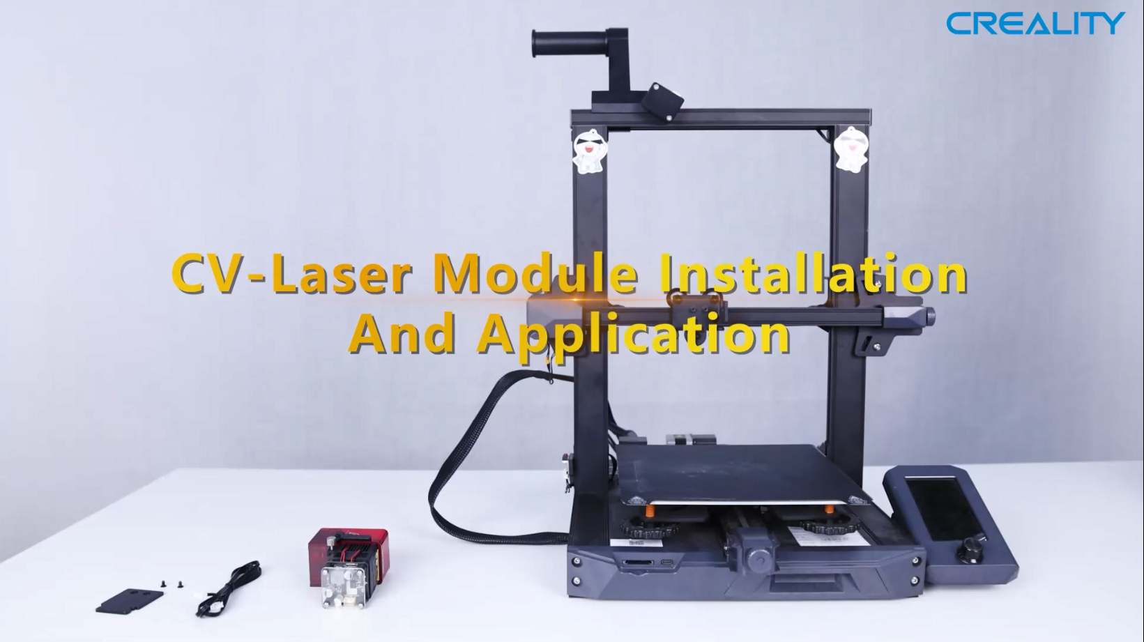 Watch Creality CV Laser Engraver Install debugging and use video on ...