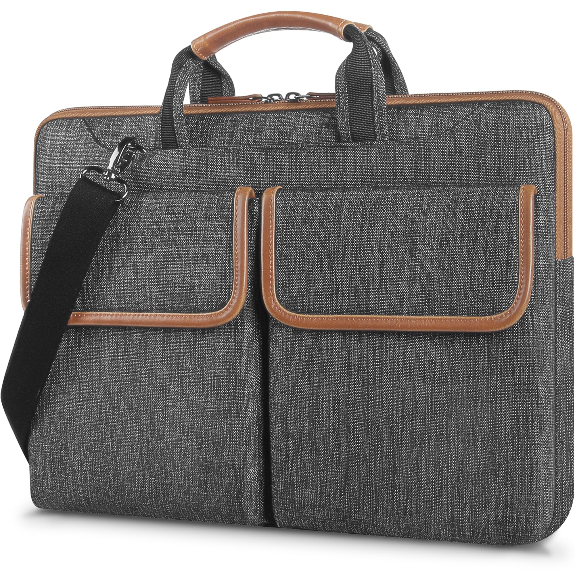 Amazon.com: DOMISO 14 Inch Laptop Sleeve Shoulder Bag Compatible with ...