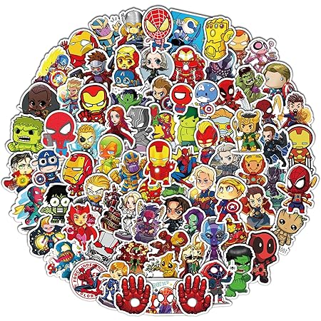 Amazon.com: Superheros Stickers Pack, 150PCS Avenger Stickers for ...