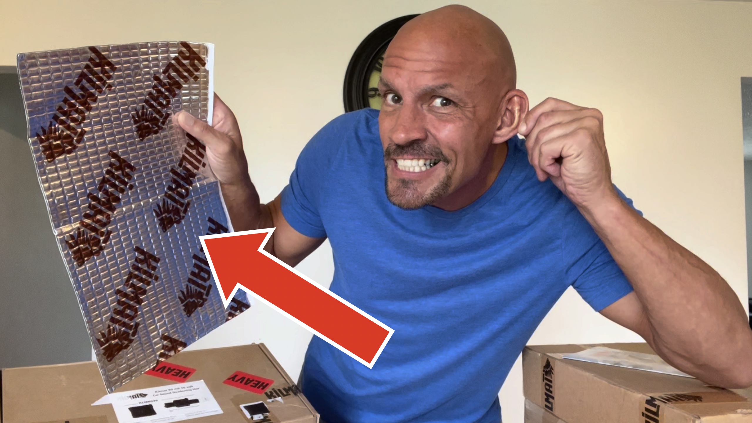 Watch KILMAT 80 mil 36 sqft Car Sound Deadening Mat UNBOX and TIPS on ...