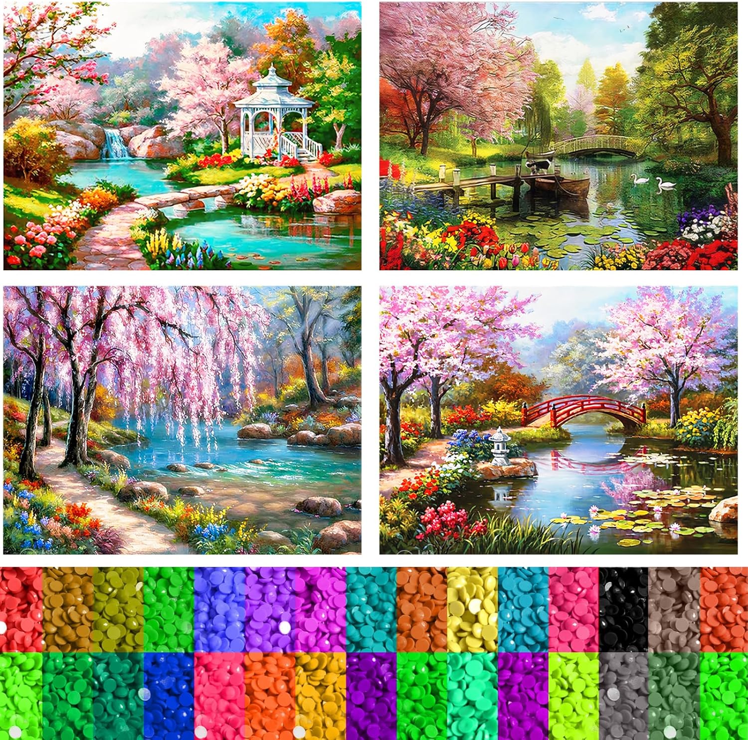 Amazon.com: Stockpad 5D Diamond Art Paintings - Art Kits Diamond ...