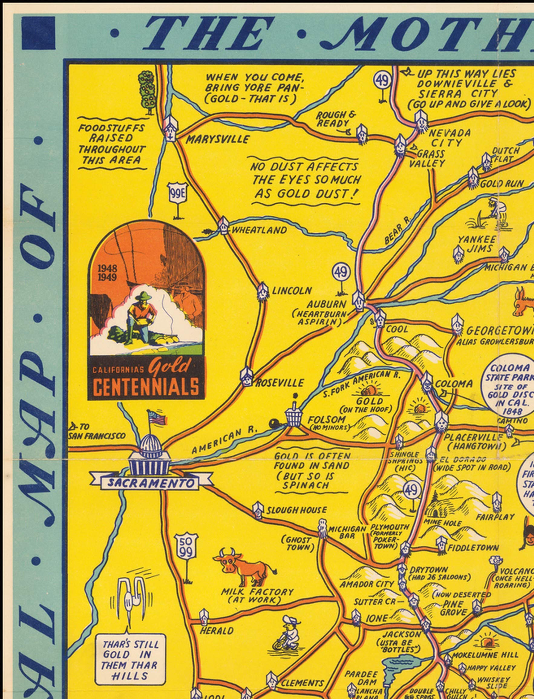 California Lode Map