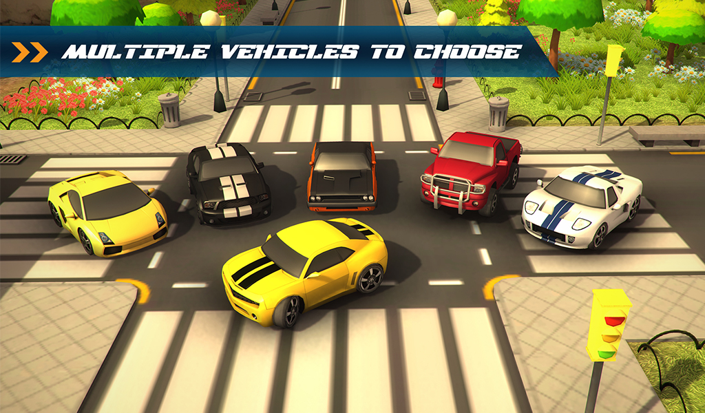 Traffic Toon Racer : Hi Speed Real Escape Racing Rivals in City Road ...