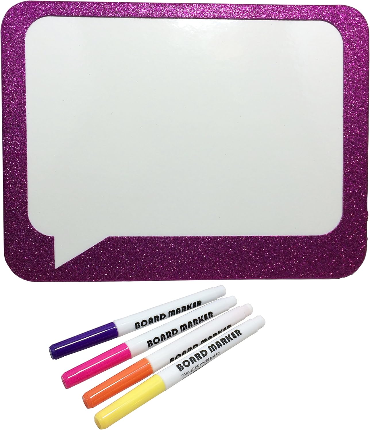 Amazon.com : Jot Dry Erase Boards with Glittery Borders and Markers ...