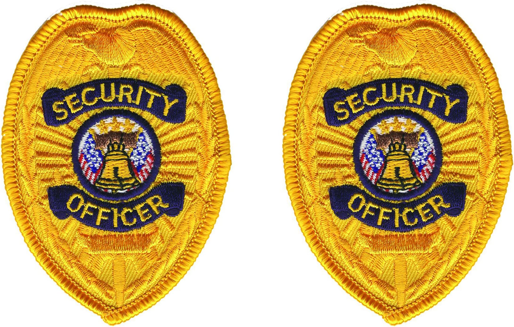 Amazon.com: Set of 2 Sew on Security Patches - Security Officer Guard ...