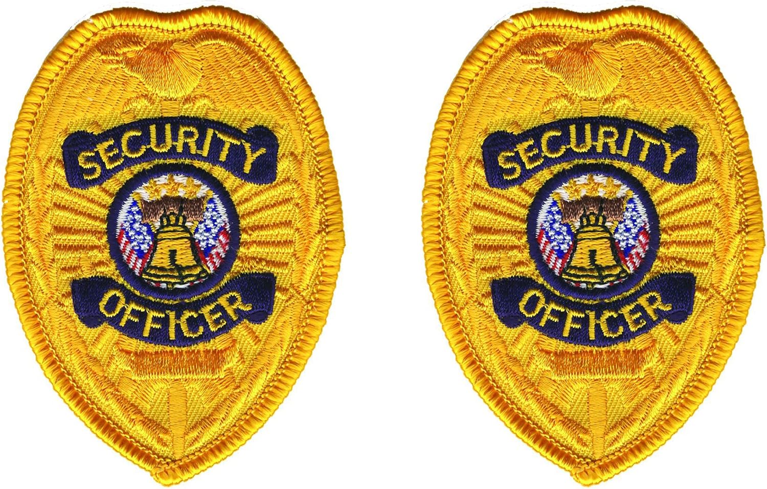Amazon.com: Set of 2 Sew on Security Patches - Security Officer Guard ...